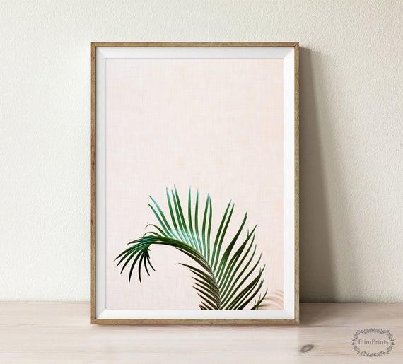 Pink Palm Tree Print Digital Download Printable Wall Art - Etsy