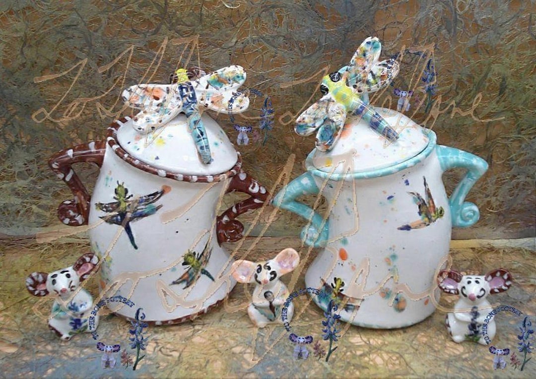Sassy Dragonfly Canister - Etsy