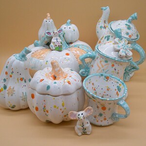 Flower Power Sassy Jade and Peach Canister - Etsy