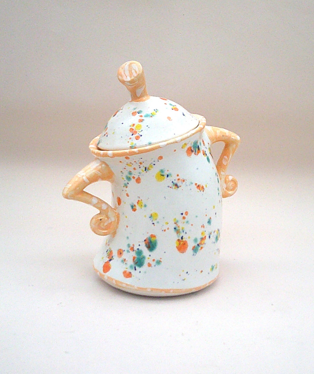 Retro Peach Sassy Canister - Etsy