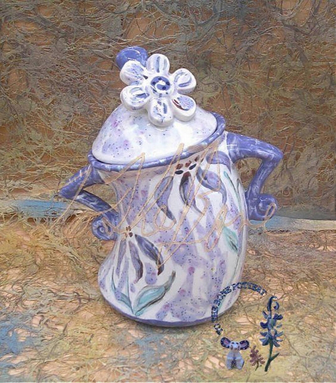 Flower Power Purple Sassy Canister - Etsy