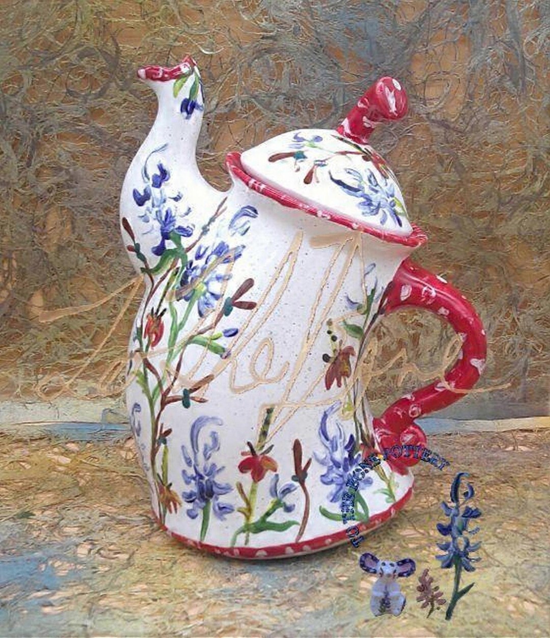 Wildflower Sassy Teapot - Etsy