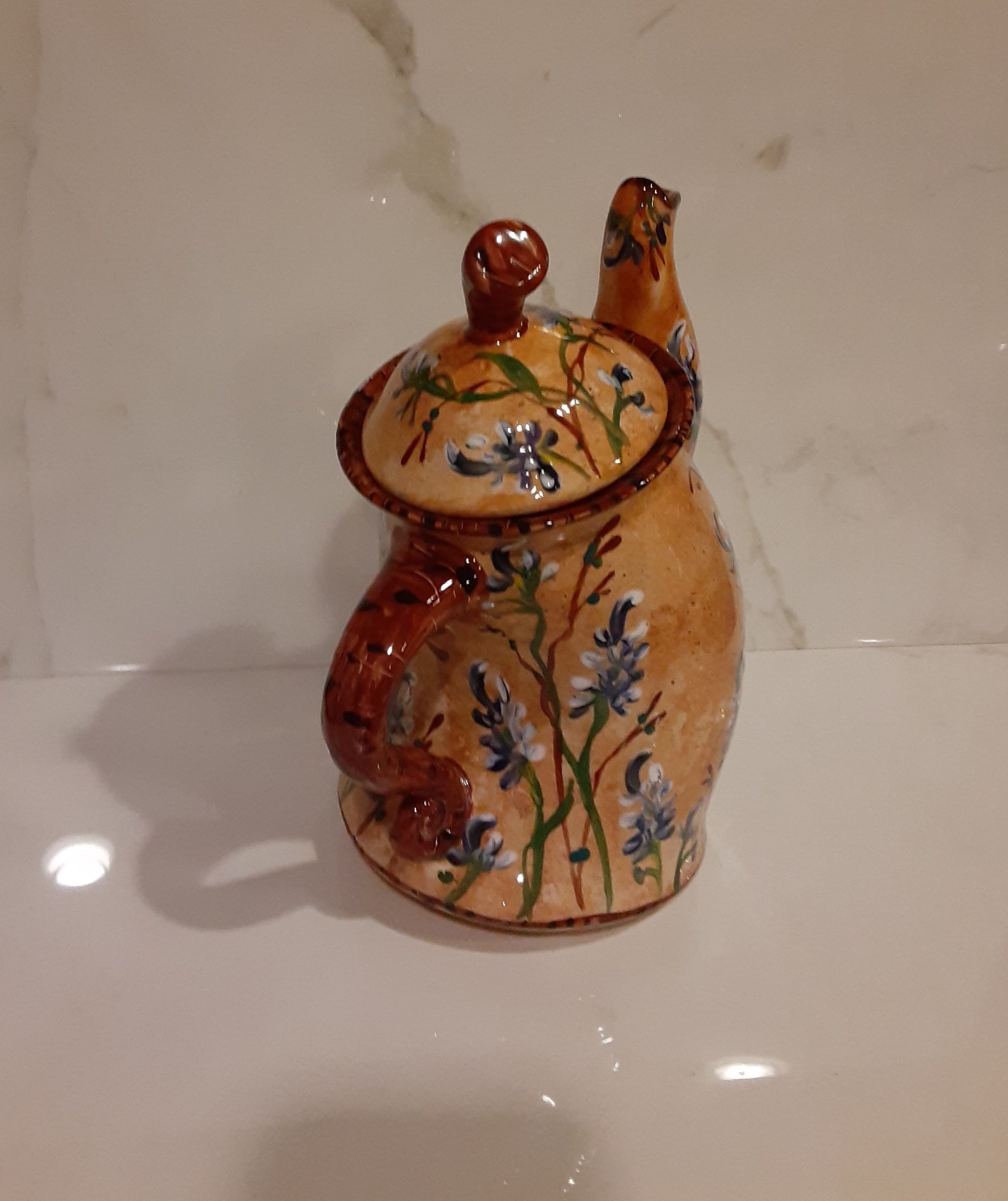 Sassy Bluebonnet Teapot - Etsy