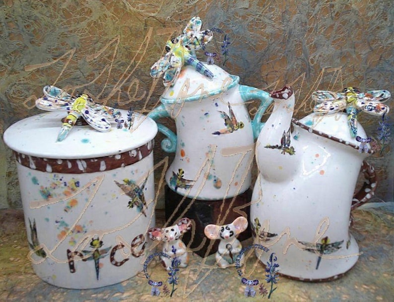 Sassy Dragonfly Teapot - Etsy