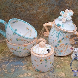 Flower Power Sassy Jade and Peach Canister - Etsy