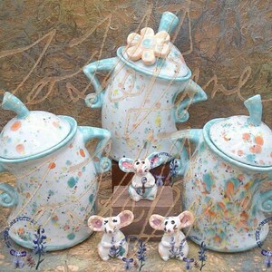 Retro Celadon Sassy Canister - Etsy