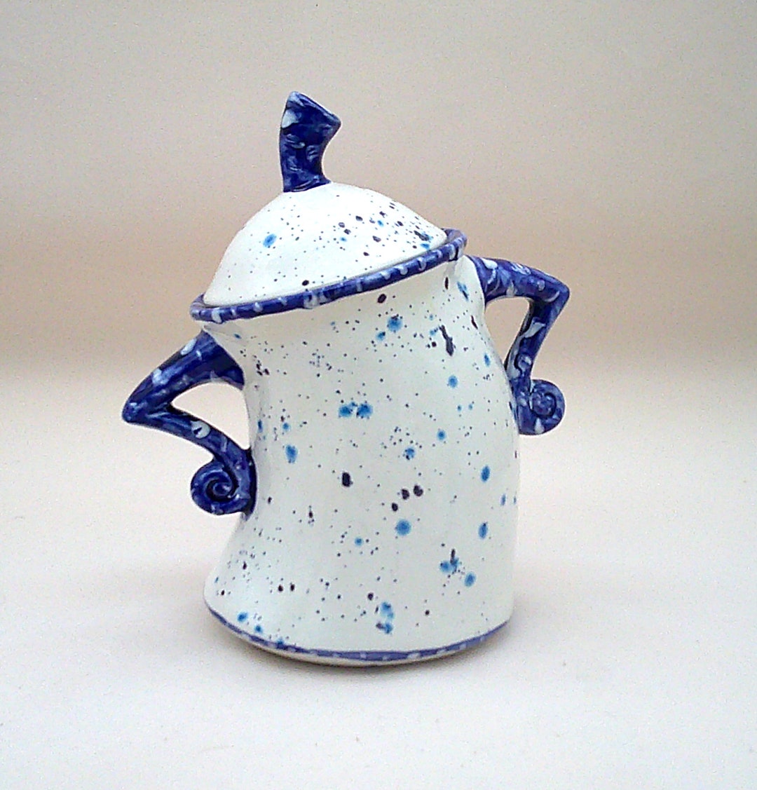 Retro Classic Blue Sassy Canister - Etsy