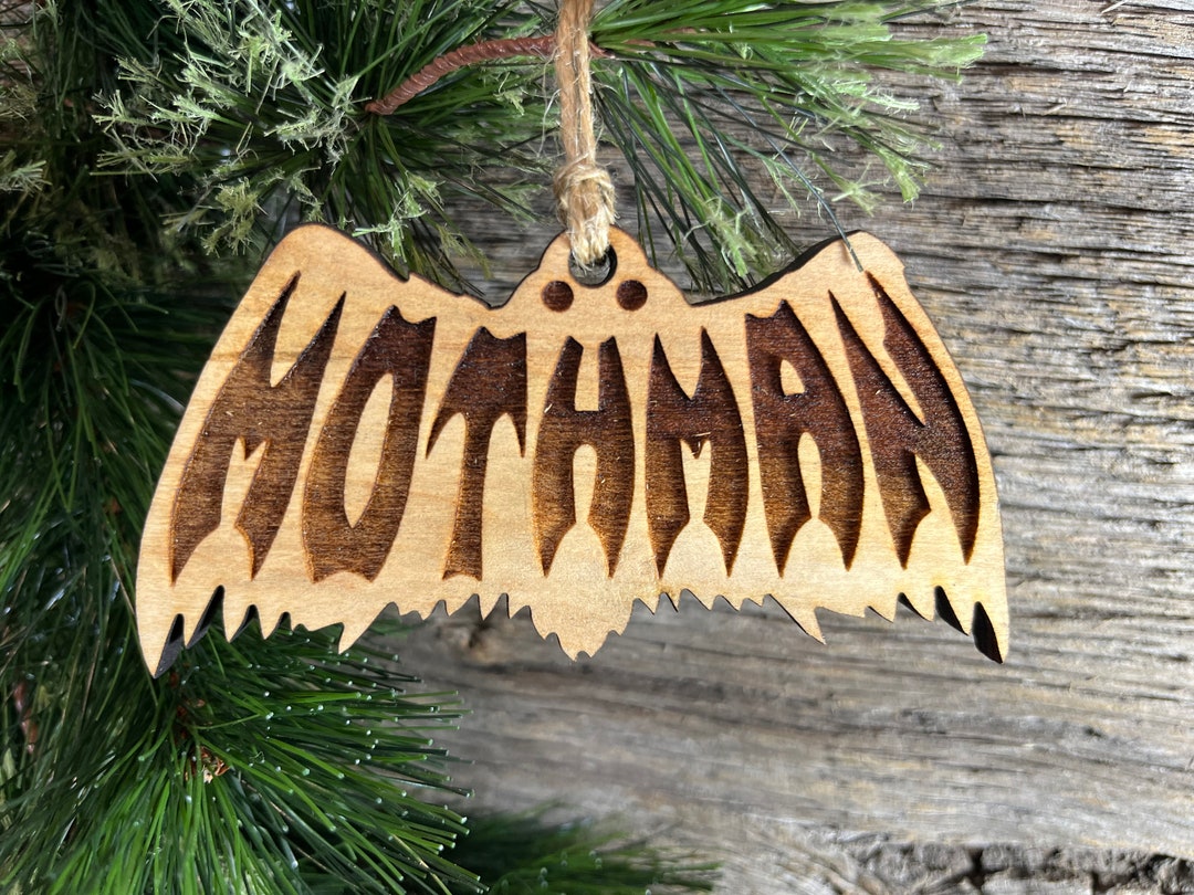 Real Wood Mothman Cryptid Point Pleasant Ornament Solid Cherry - Etsy