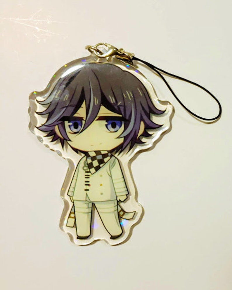 Ouma Kokichi Anime Clear Acrylic Keychain Strap - Etsy