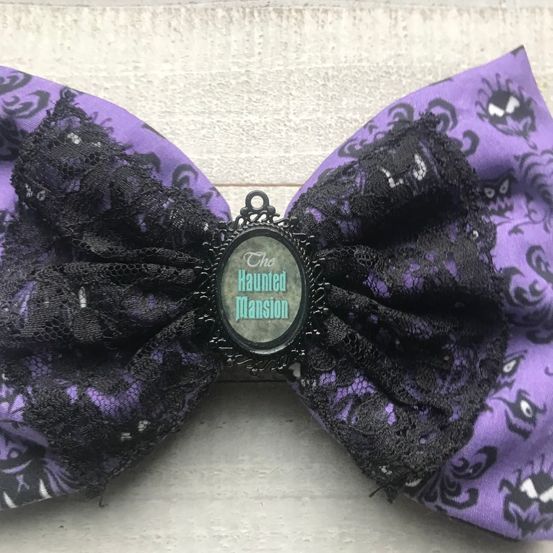 Haunted Mansion Inspired Bow for Interchangeable Ears | Etsy