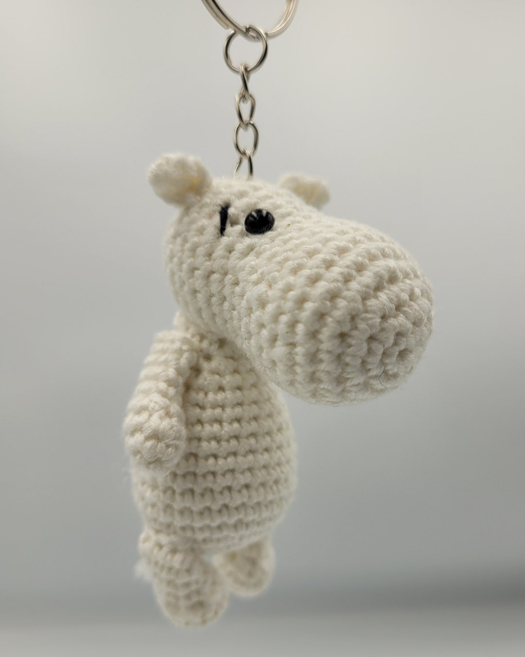 Handmade Moomin Crochet for Keychains, Amigurumi Mini Moomin, Crochet ...