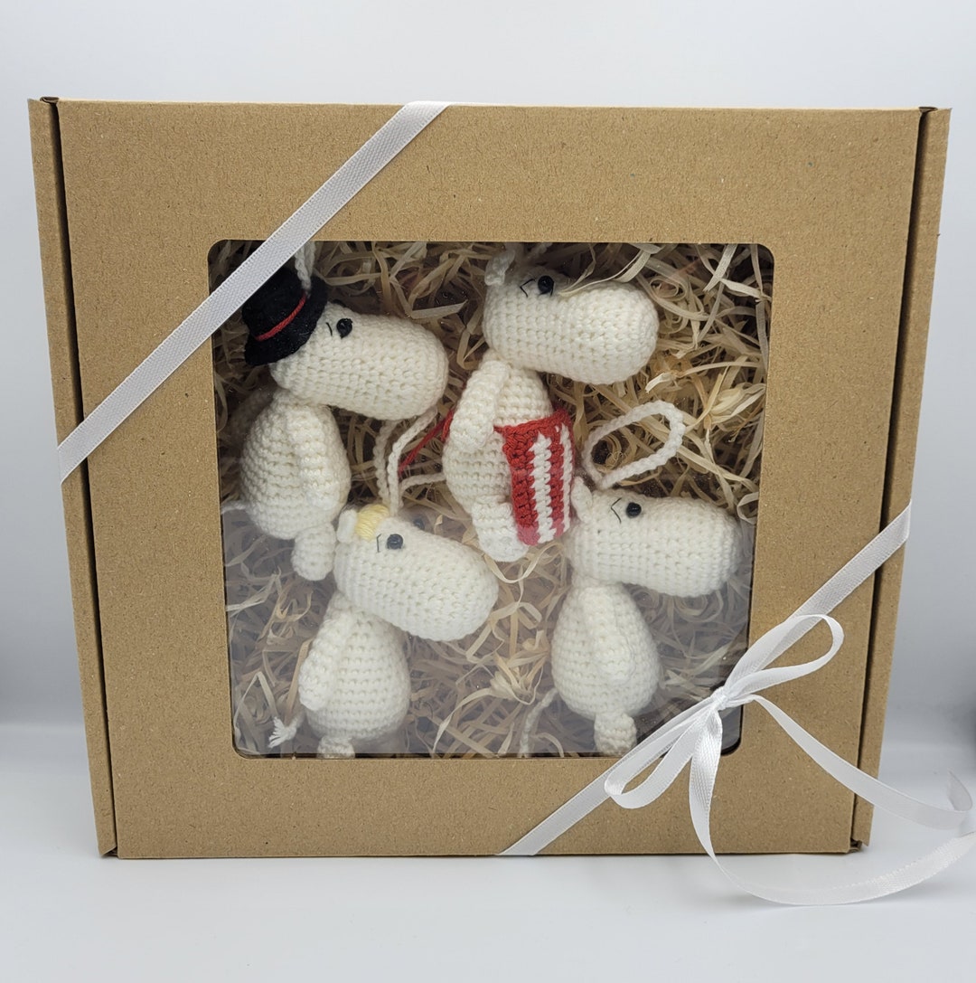 Handmade Moomins Set Crochet for Keychains, Amigurumi Mini Moomin ...