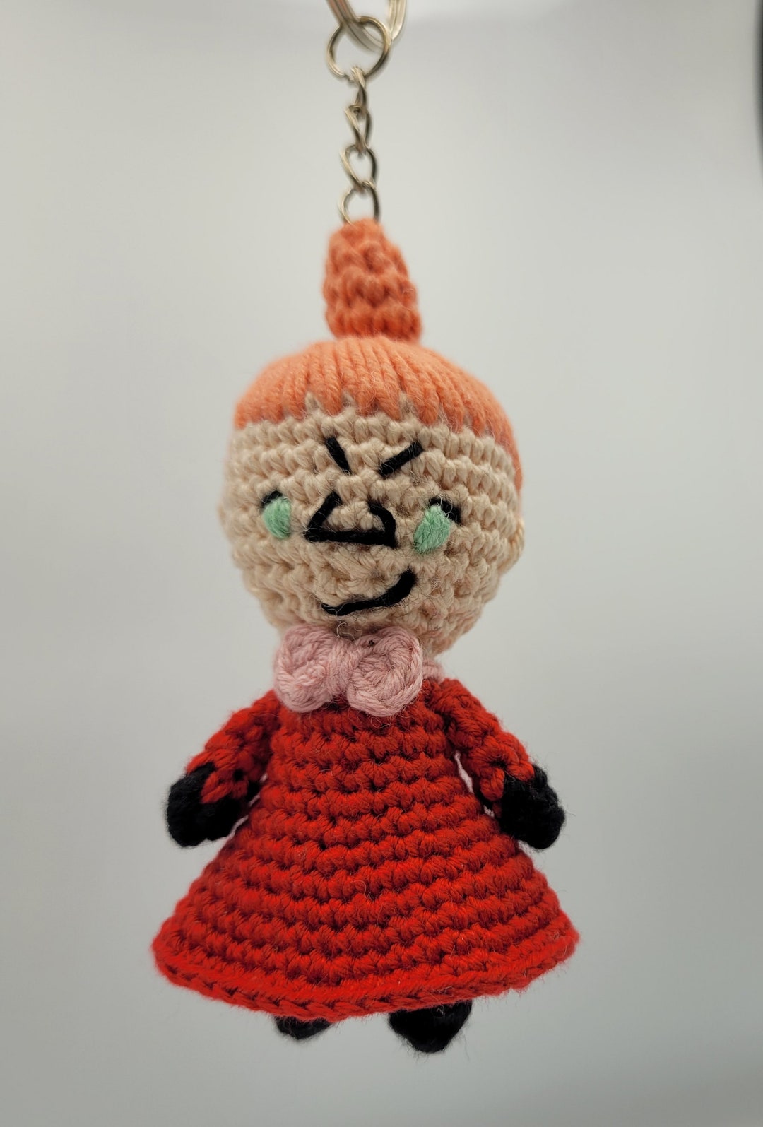 Handmade Little My Crochet for Keychains, Amigurumi Mini Moomin ...