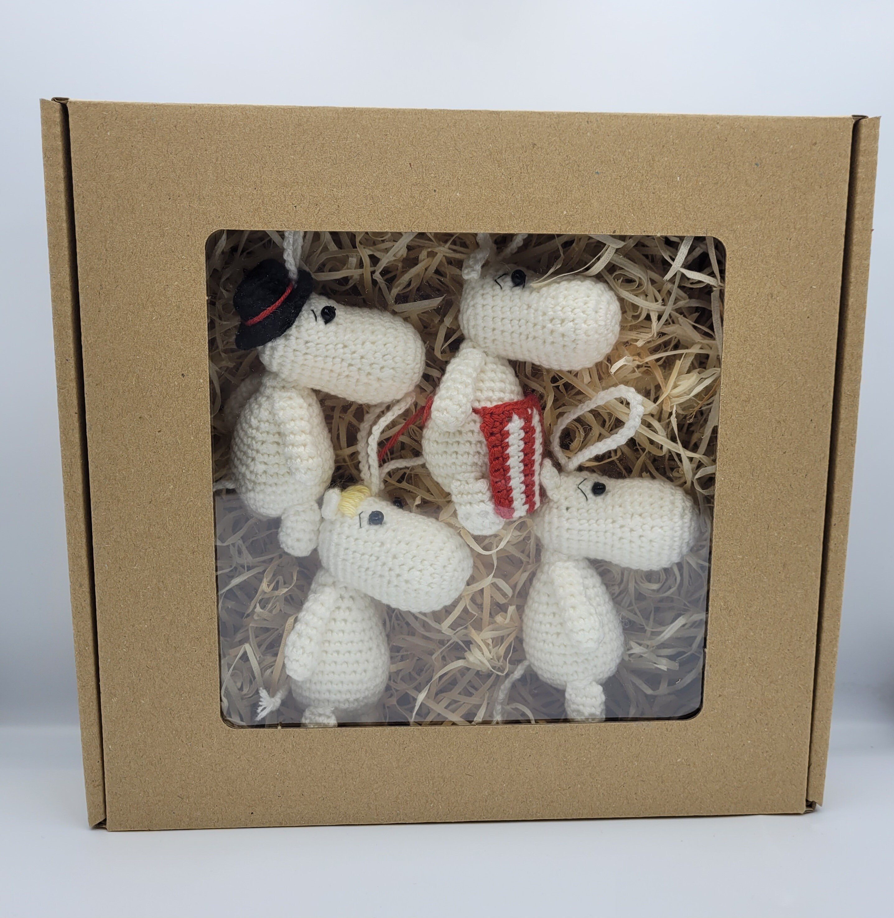 Handmade Moomins Set Crochet for Keychains, Amigurumi Mini Moomin ...