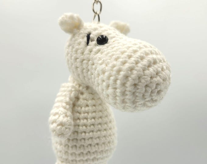 Handmade Moomin Crochet for Keychains, Amigurumi Mini Moomin, Crochet ...