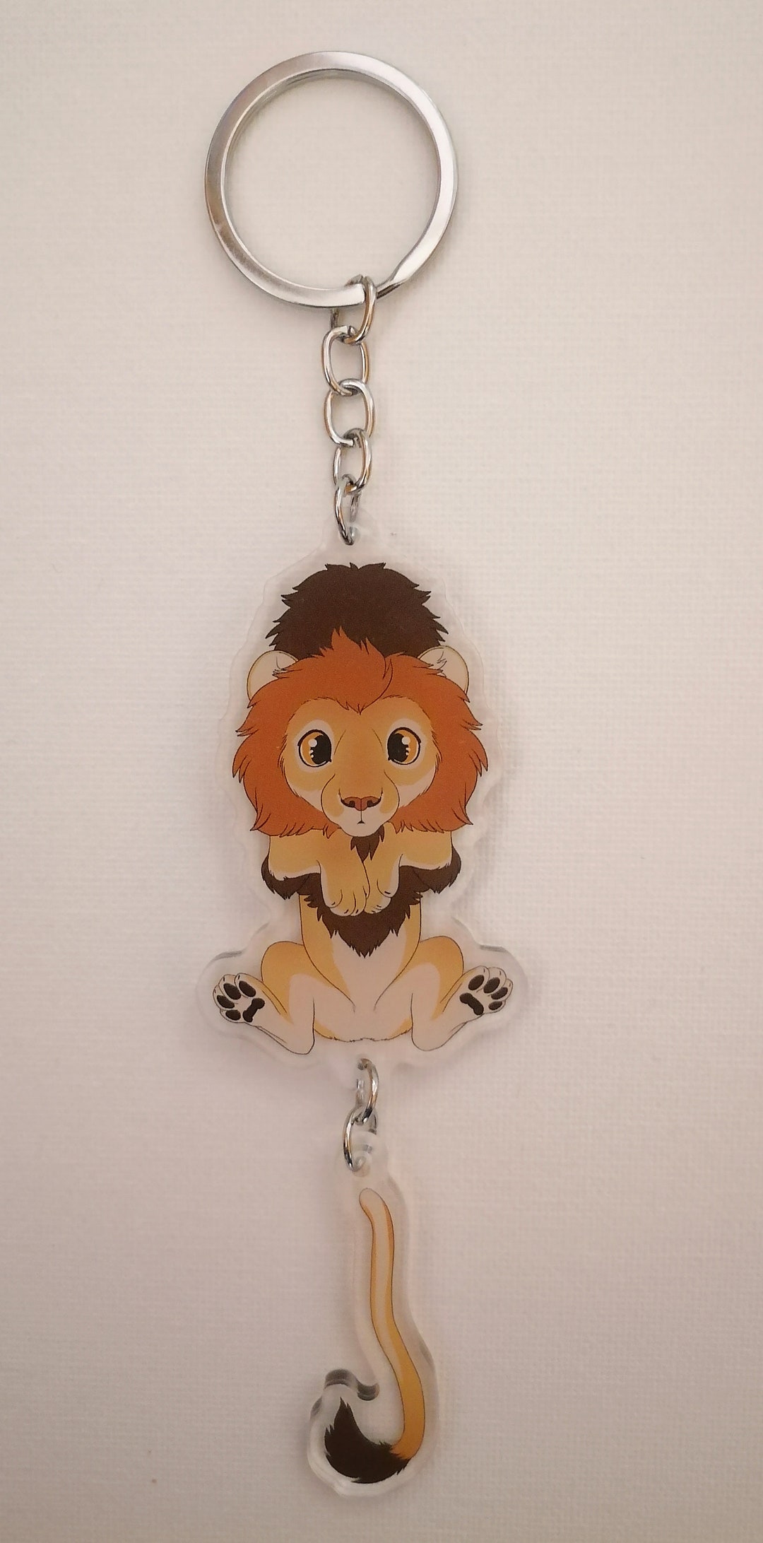 Wagging Keychains Series Lion 5 12.7 Cm - Etsy