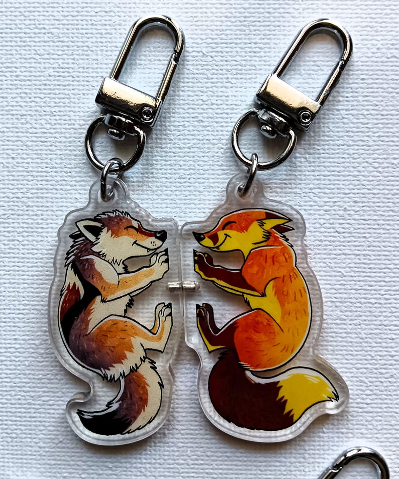 Magnetic Couple Keychains 2" (50.8 Mm), Various Animals, Mix & Match ...
