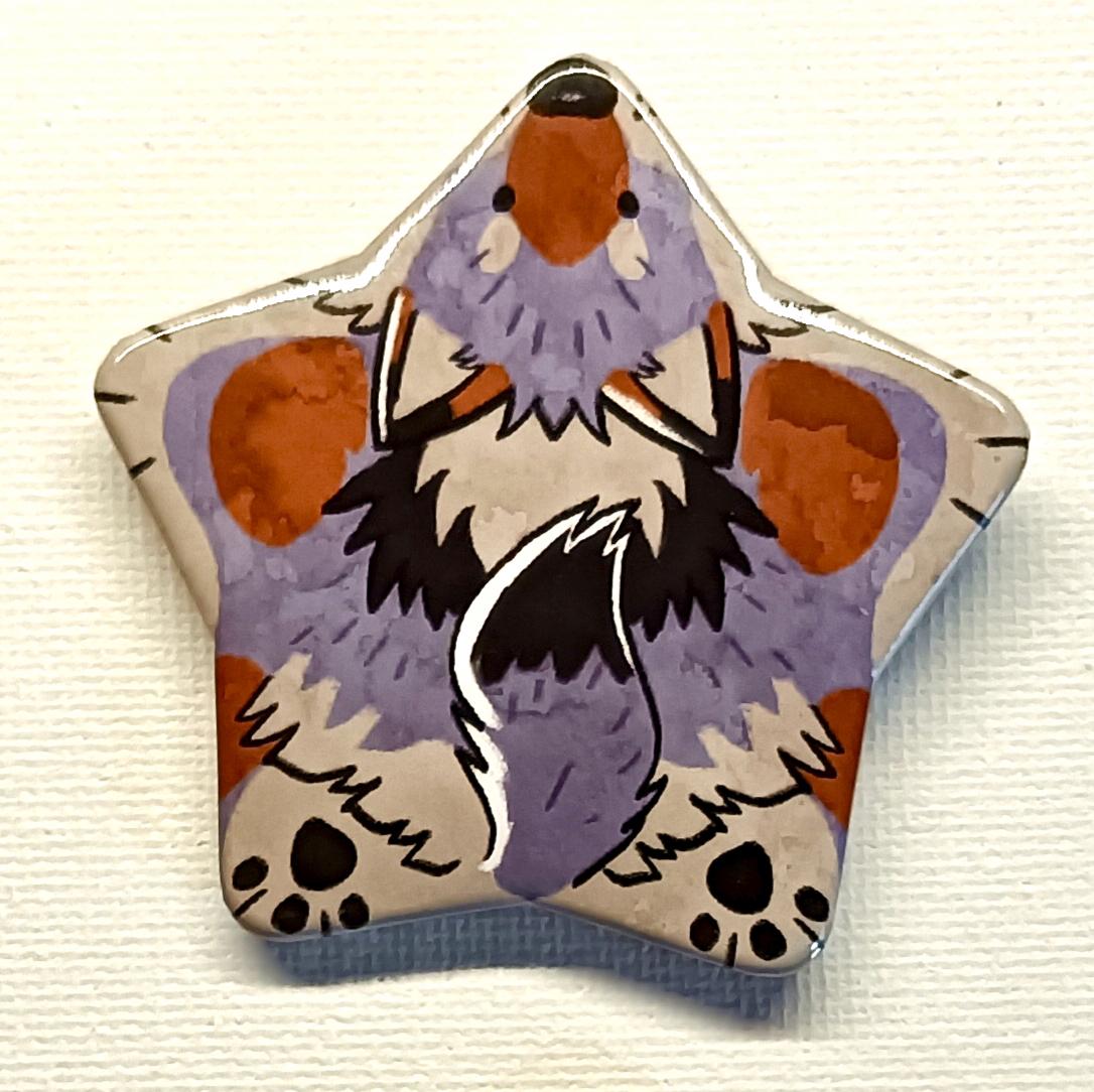 Star-shaped Button Pin 2.16x2.28