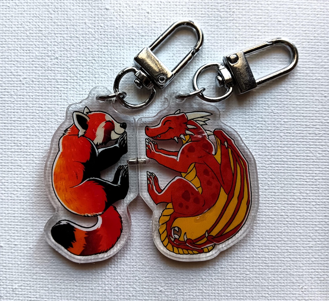Magnetic Couple Keychains 2" (50.8 Mm), Various Animals, Mix & Match ...