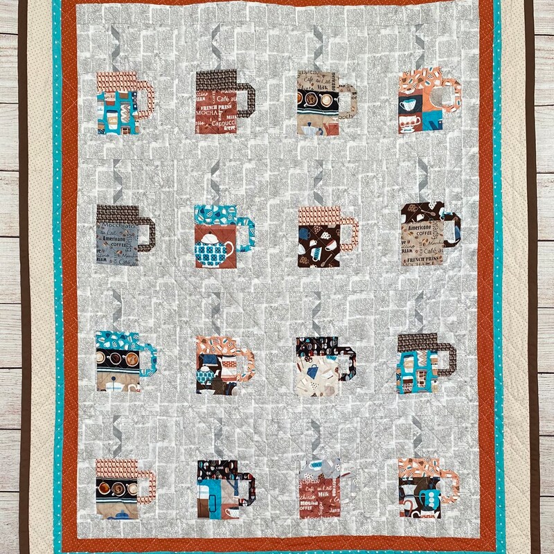 Coffee Cup Quilt - Etsy