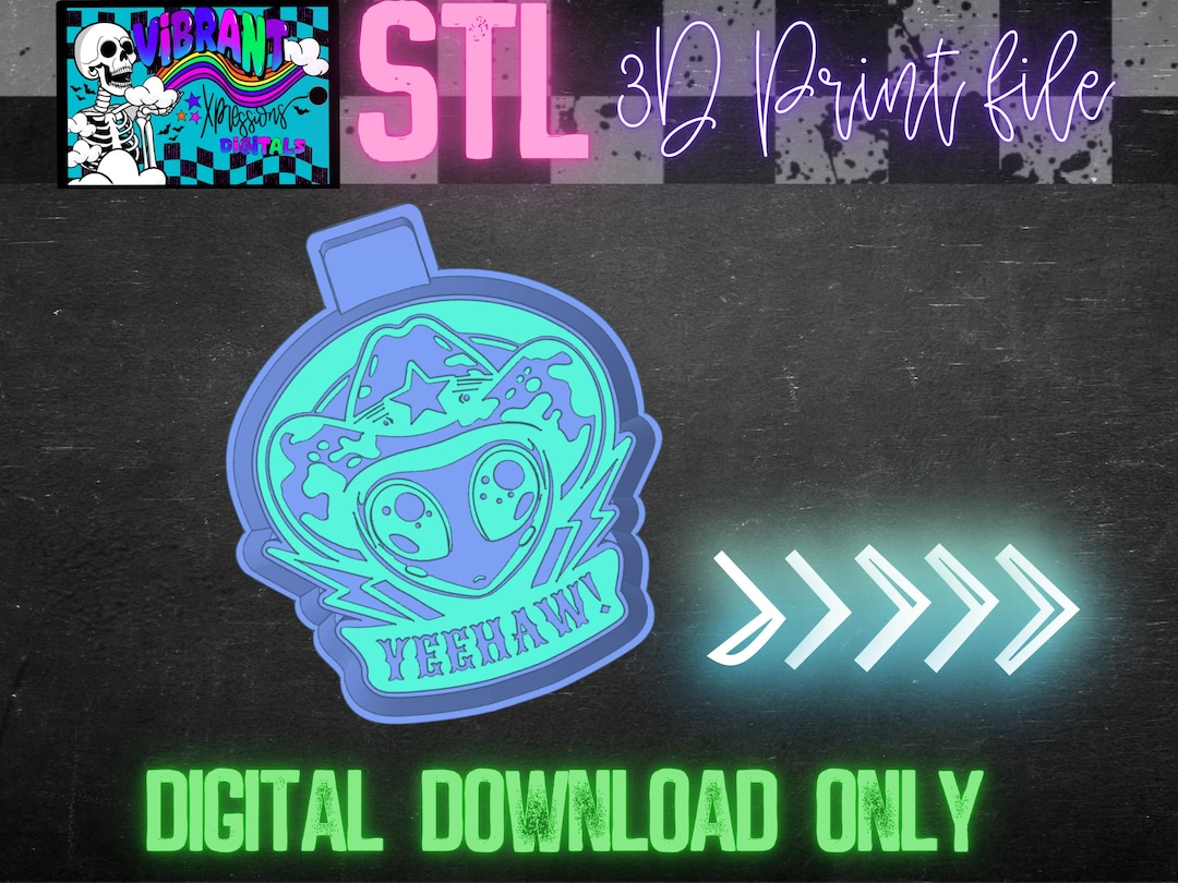 Alien Yee Haw Mold Housing Mold Maker STL File for Freshies, Candles, Aroma Beads, Freshie Mold ...