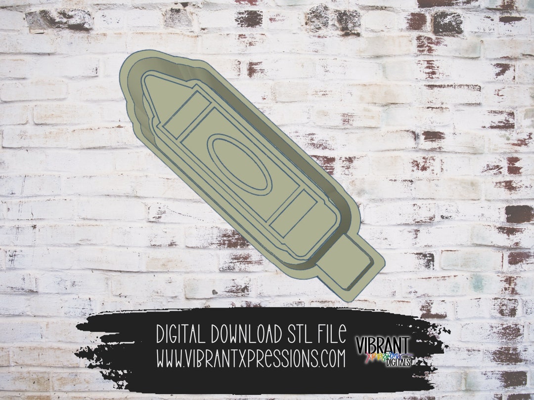 Crayon Mold Maker STL File for Freshies and Candles - Etsy