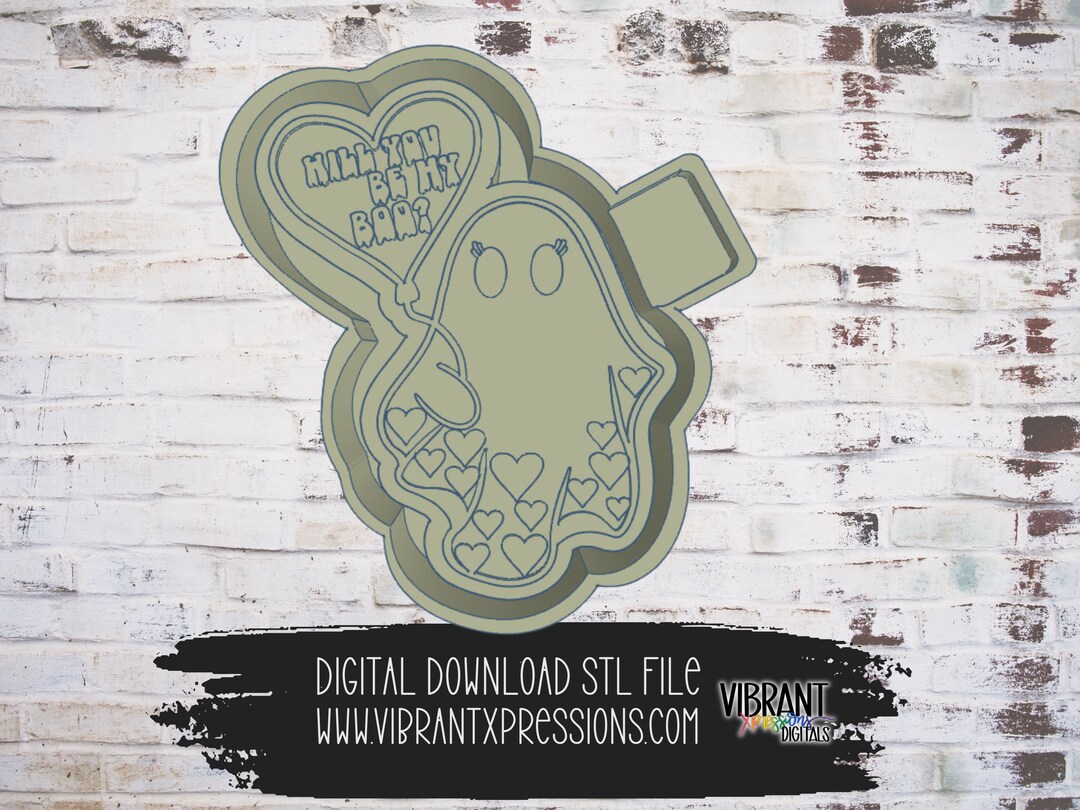 Will You Be My Boo? Mold Housing Mold Maker STL File for Freshies ...