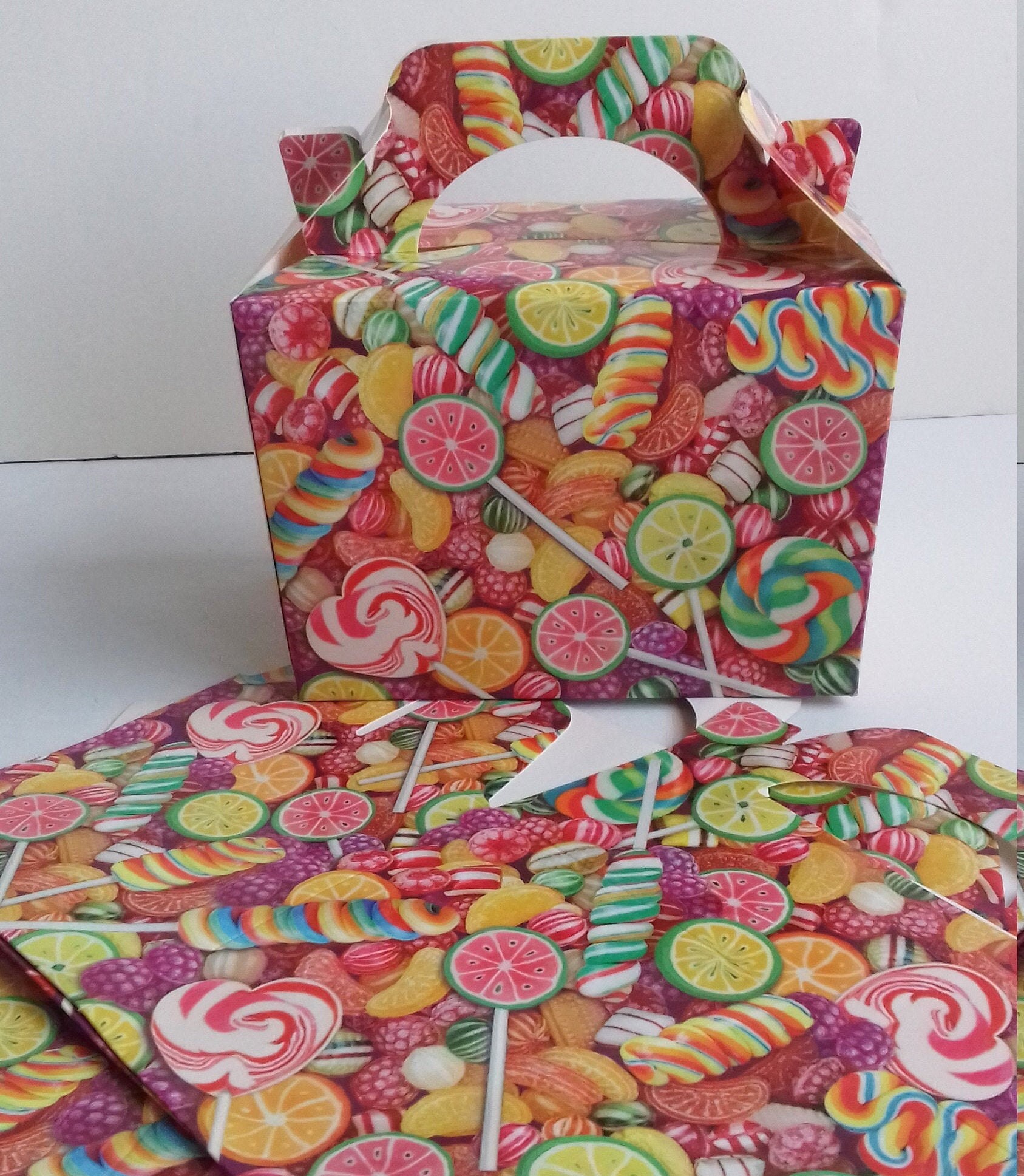 Lollipop Party Box Treat Boxes Favour Box Wedding - Etsy UK