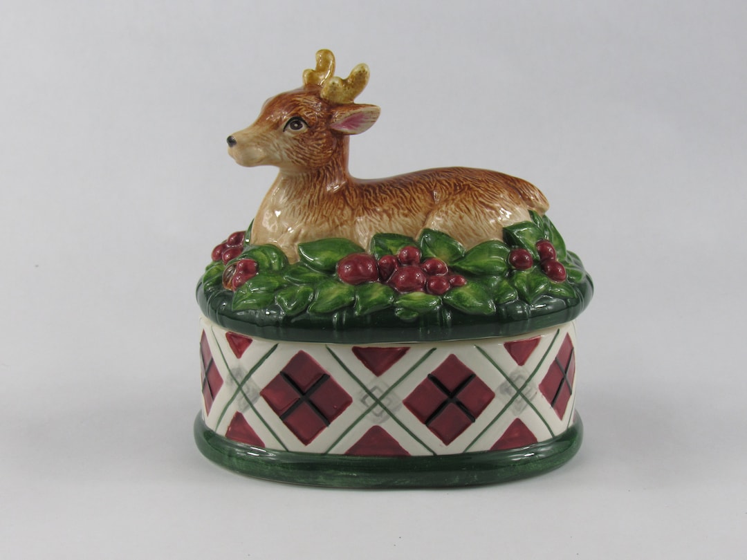 Noritake "royal Hunt" 4" Candy Box With Lid SKUS6457346G1 - Etsy