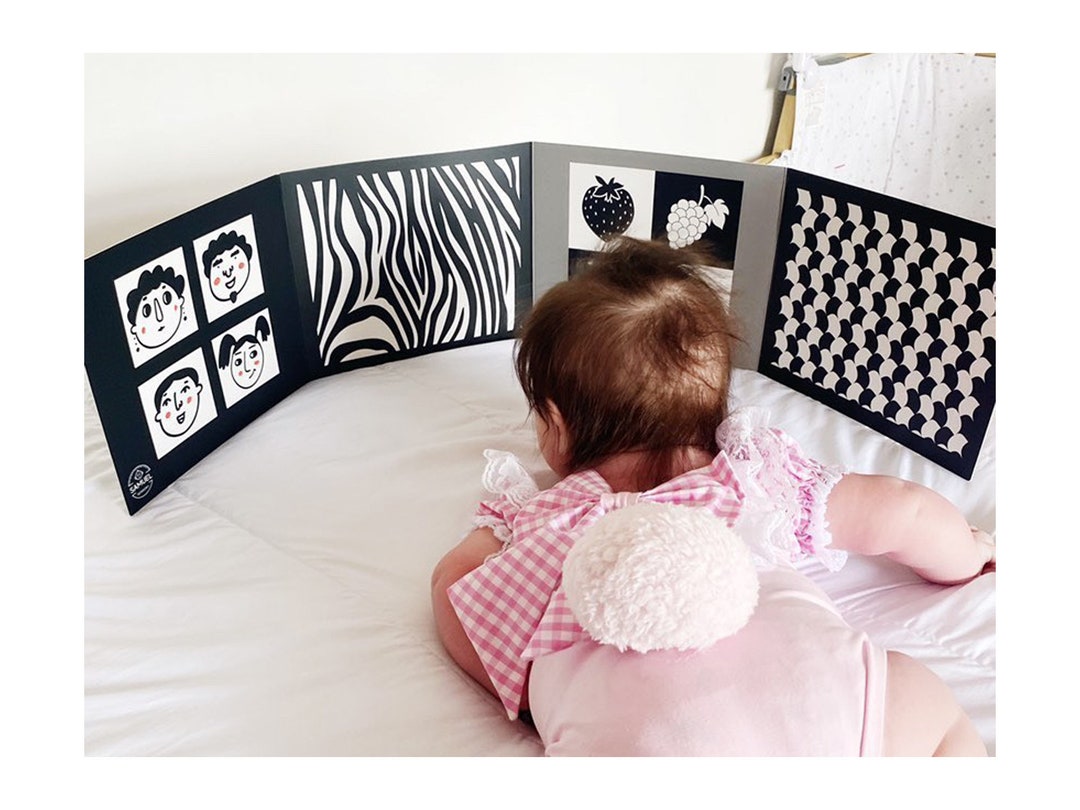 Baby Sensory & Development Boards No.2 - Black and White Book for ...