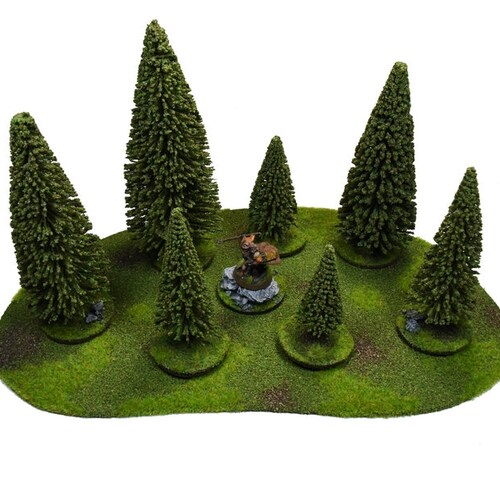 Wargame Terrain Forest Trees Set PAINTED Miniature - Etsy