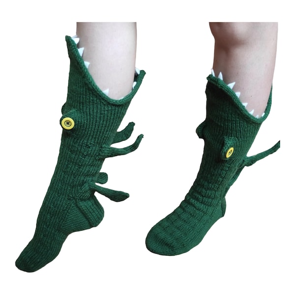 Crocodile Socks - Etsy