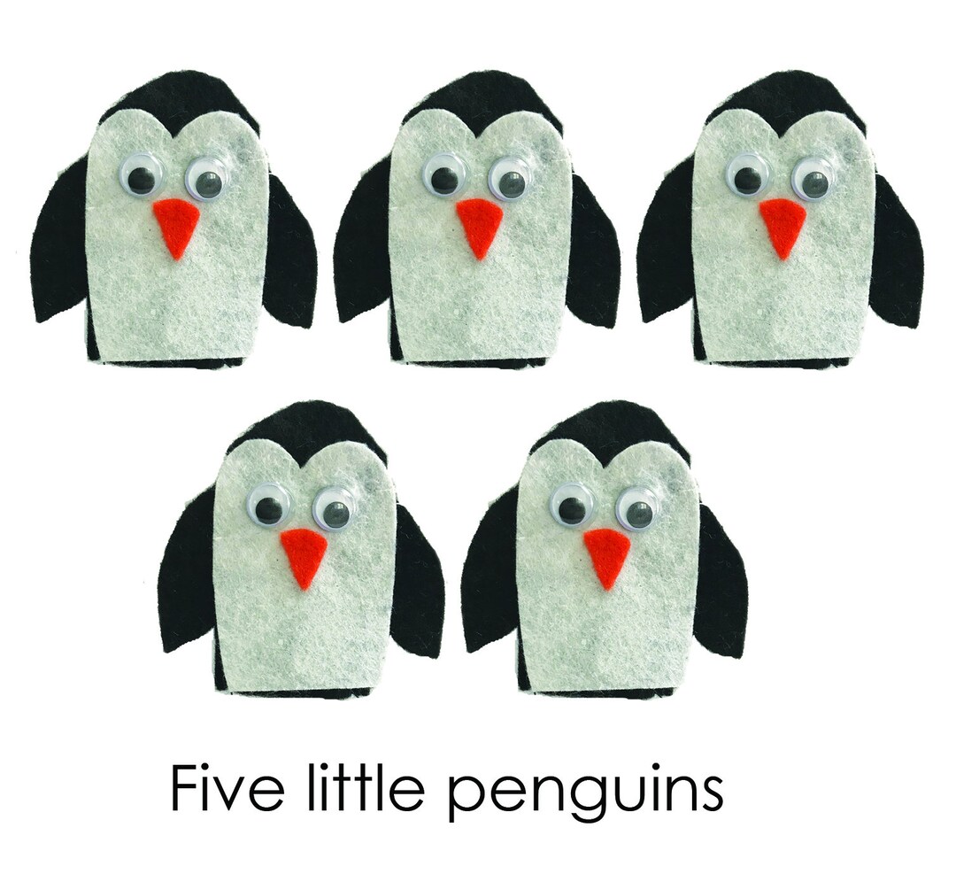 Five Little Penguins - Etsy Australia