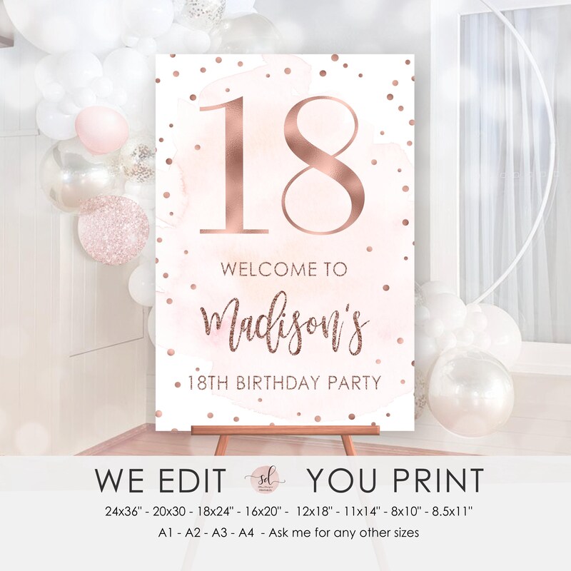 Rose Birthday Party - Etsy