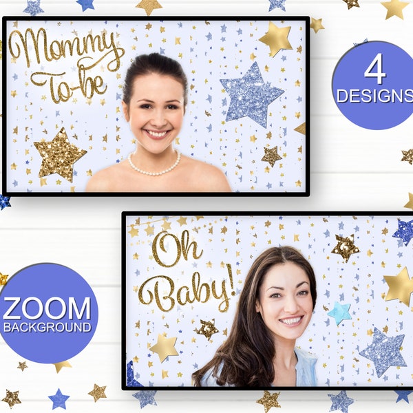 Virtual Background for Zoom Baby Shower - Etsy