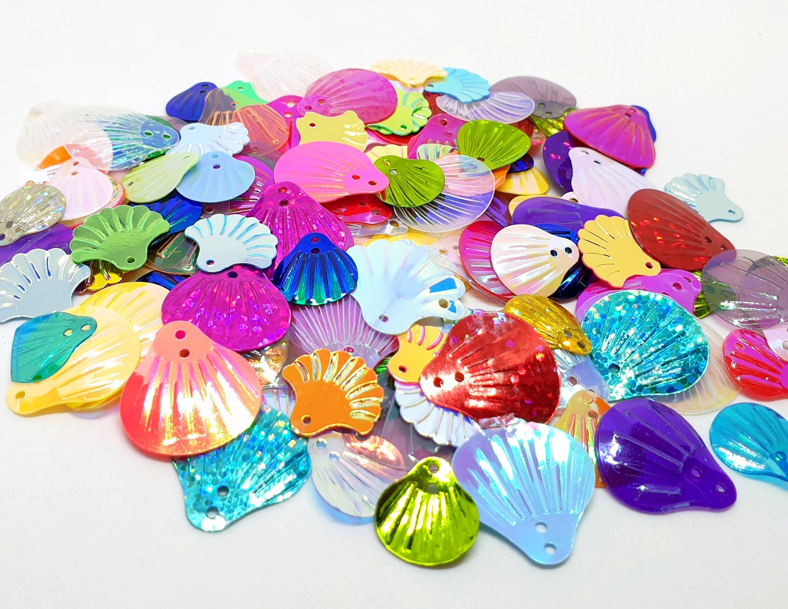 10g Mixed Sequin Shells Variety of Styles and Sizes - Etsy