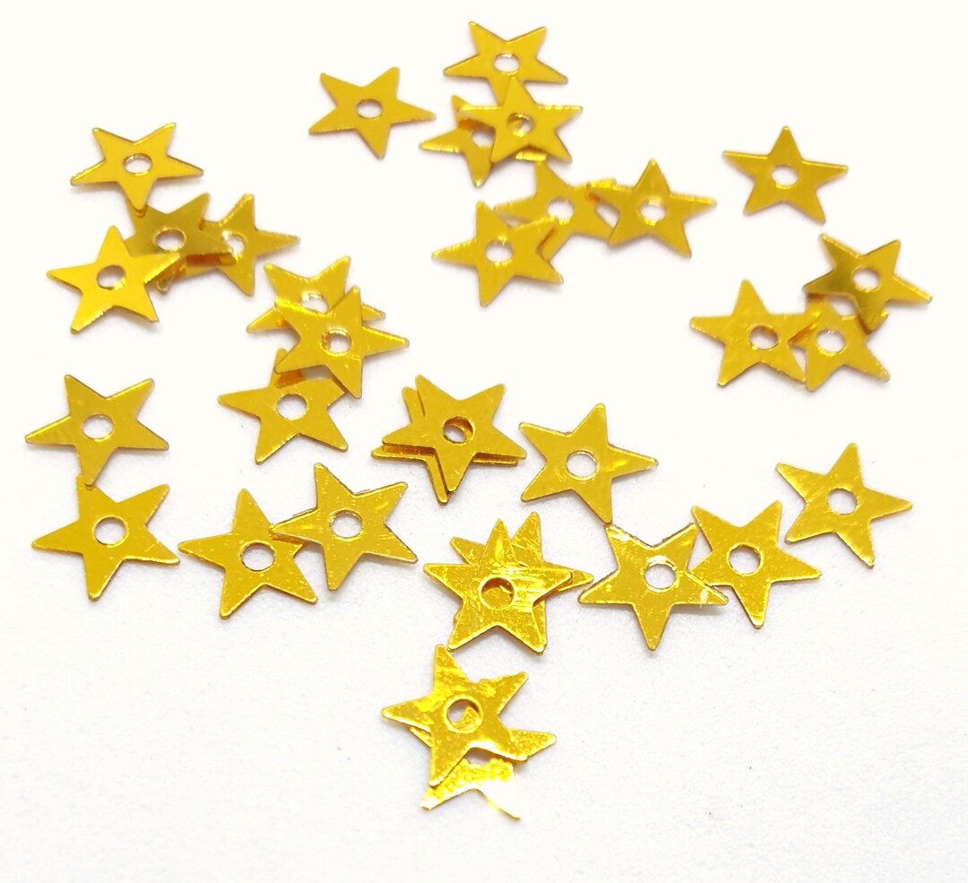 5g Small Gold Star Sequins - Etsy