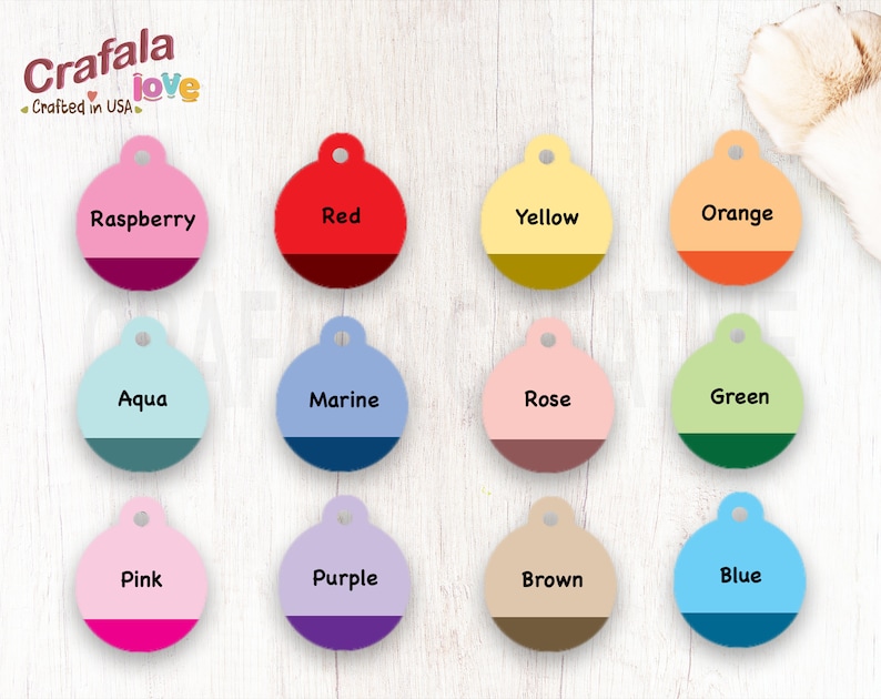 Personalized Pet Tag, Pet ID Tag, Custom Pet Tag, Custom Print Tag ...