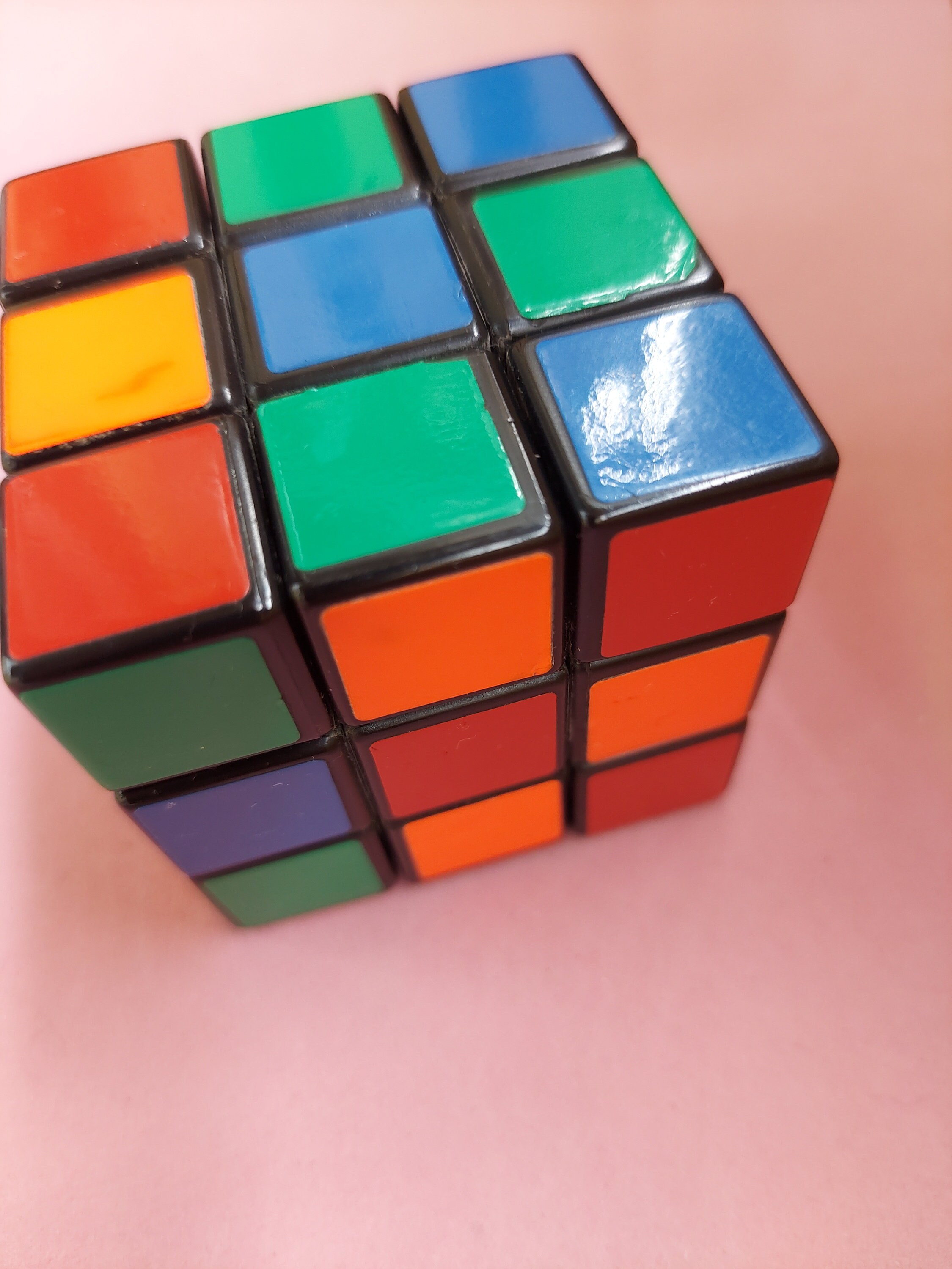 Authentic 1980s Rubik's Cube, Rubik's Cube 3-D Combination Puzzle ...