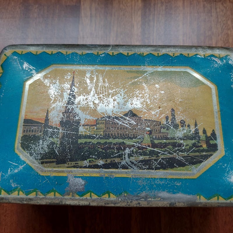 Russian Tin Box - Etsy