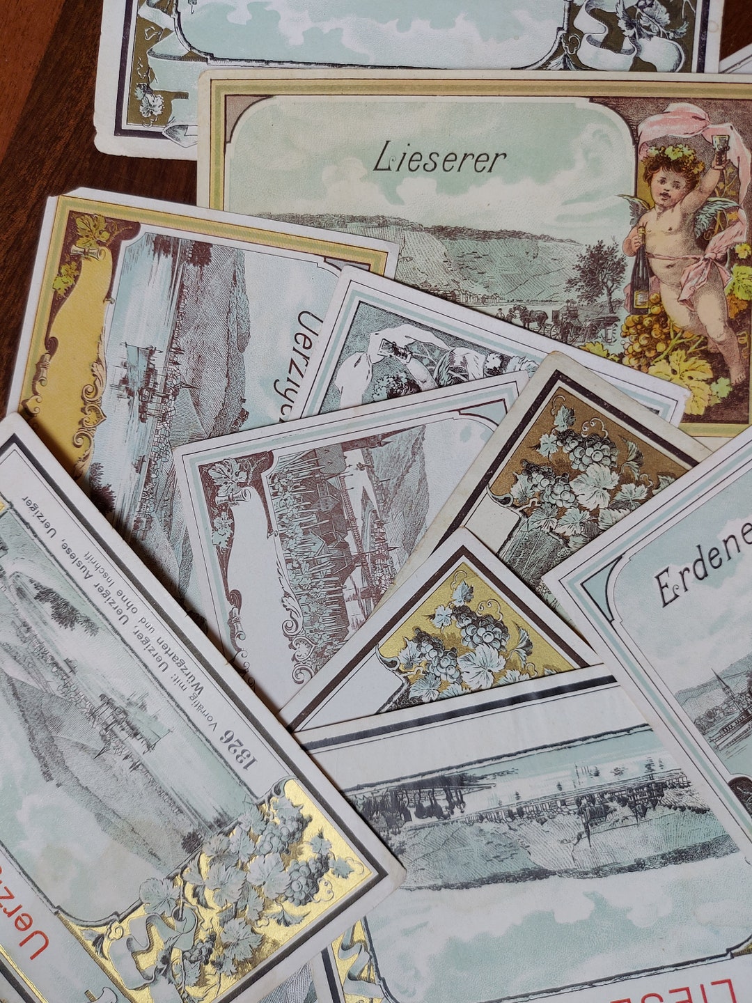 1910s Vintage German Alcohol Lebels, 13 Lebels From Germany, Authentic ...