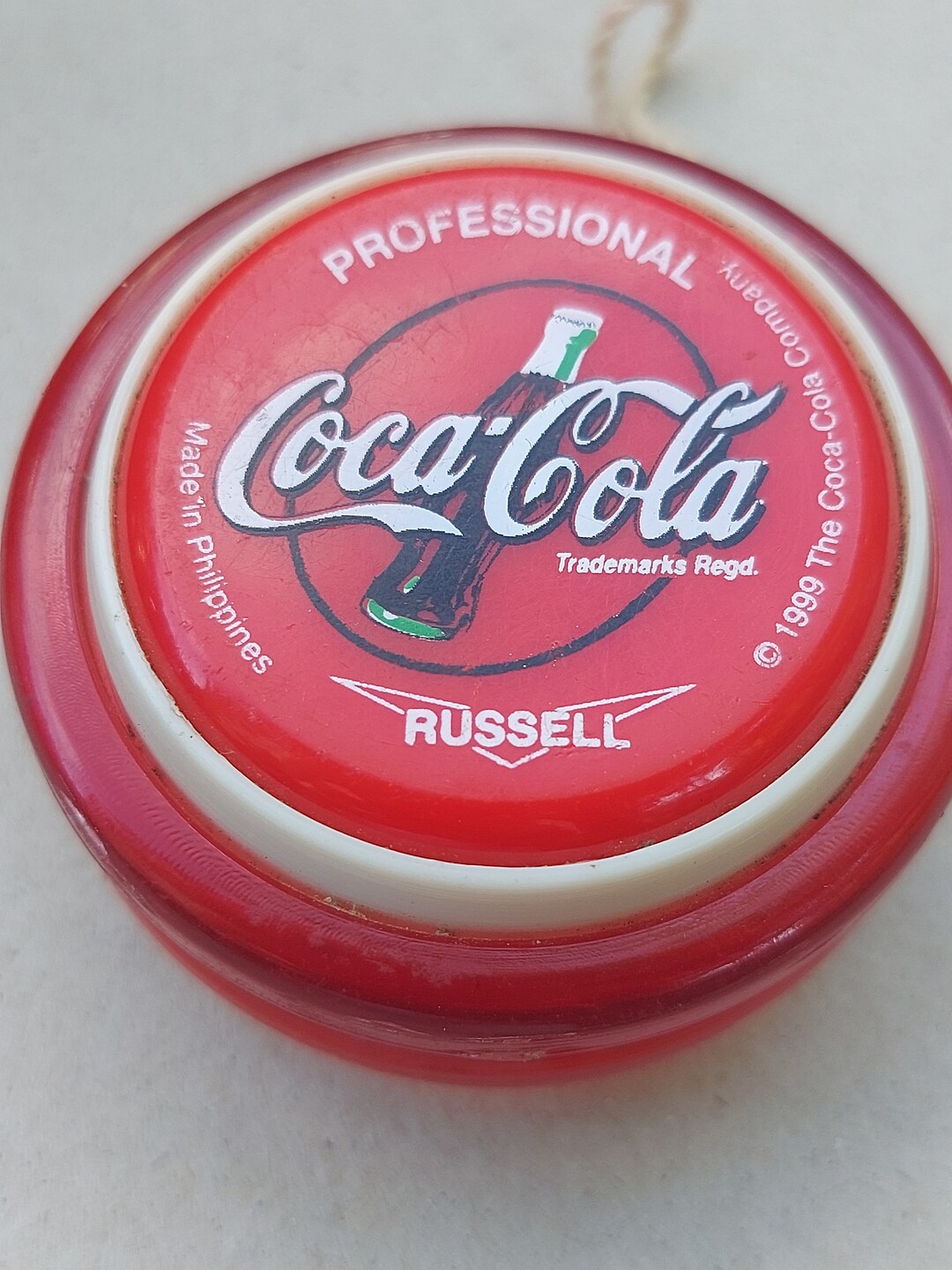 Coca-cola Yo-yo SUPER Russell Red Coke Spinner Toy 1999 Philippines ...