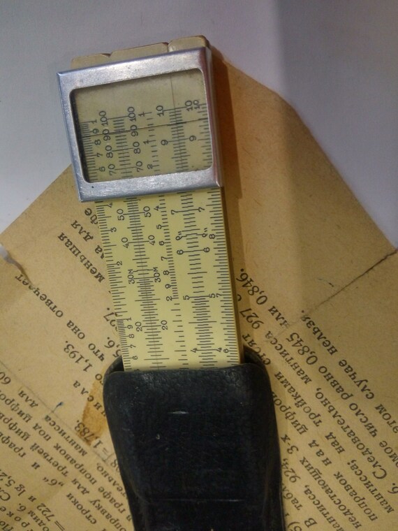 1951 Slide Rule Logarithmic Conversions - Etsy