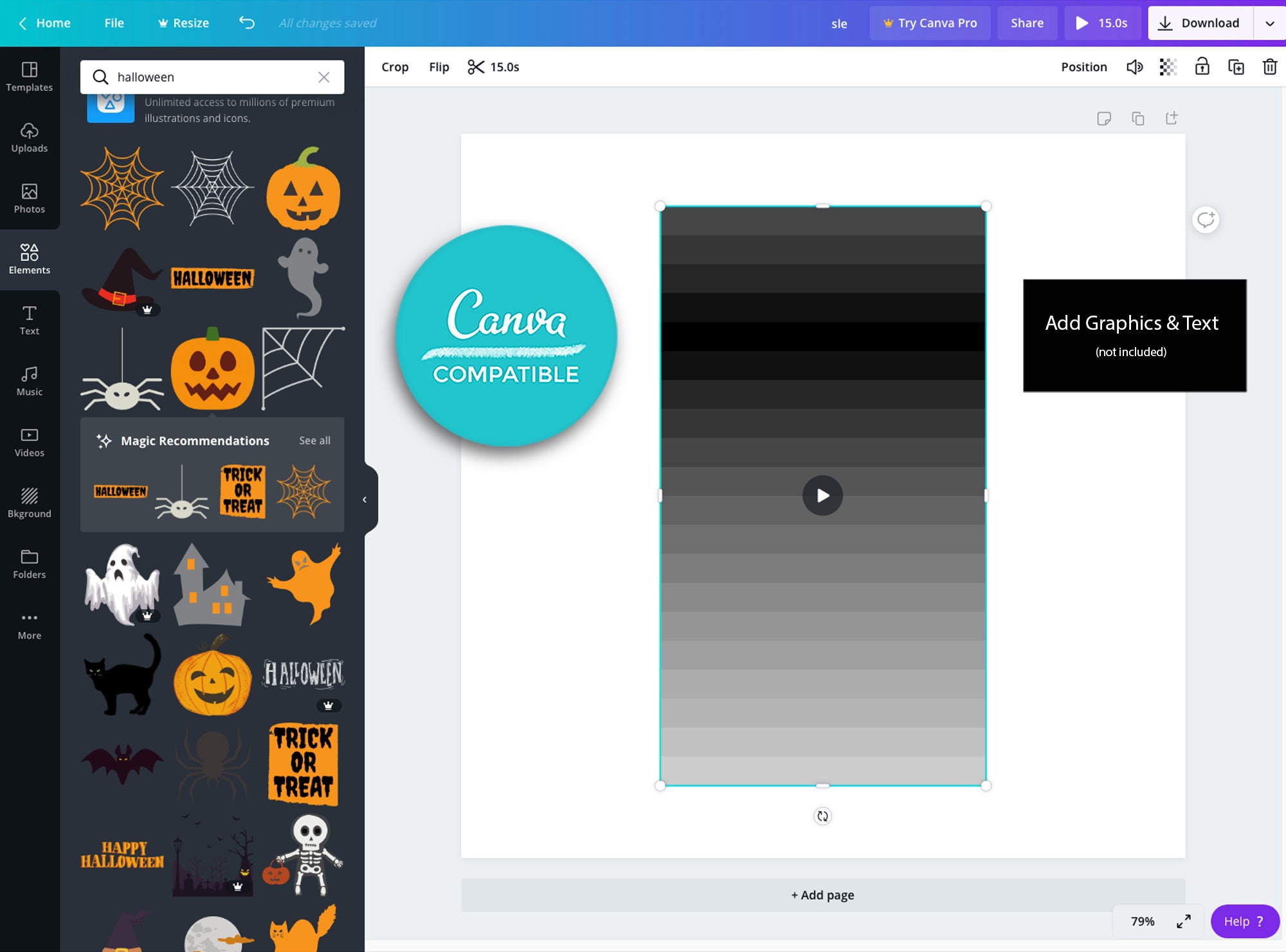 Animated Motion Background DIY Animated Story Video CANVA Compatible ...