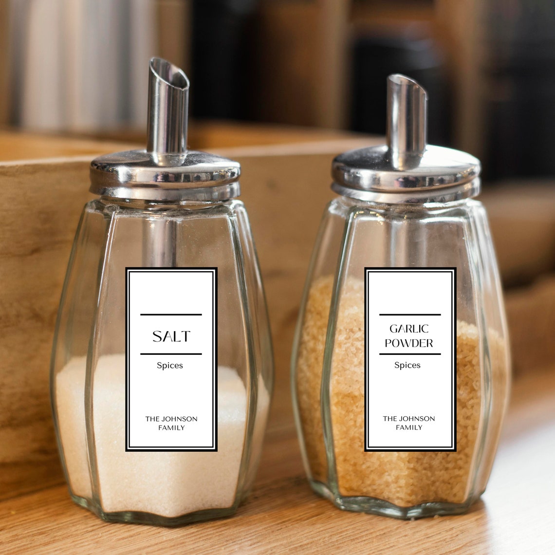 Editable Minimalist Pantry Label for Kitchen Pantry, Kitchen Labels for ...