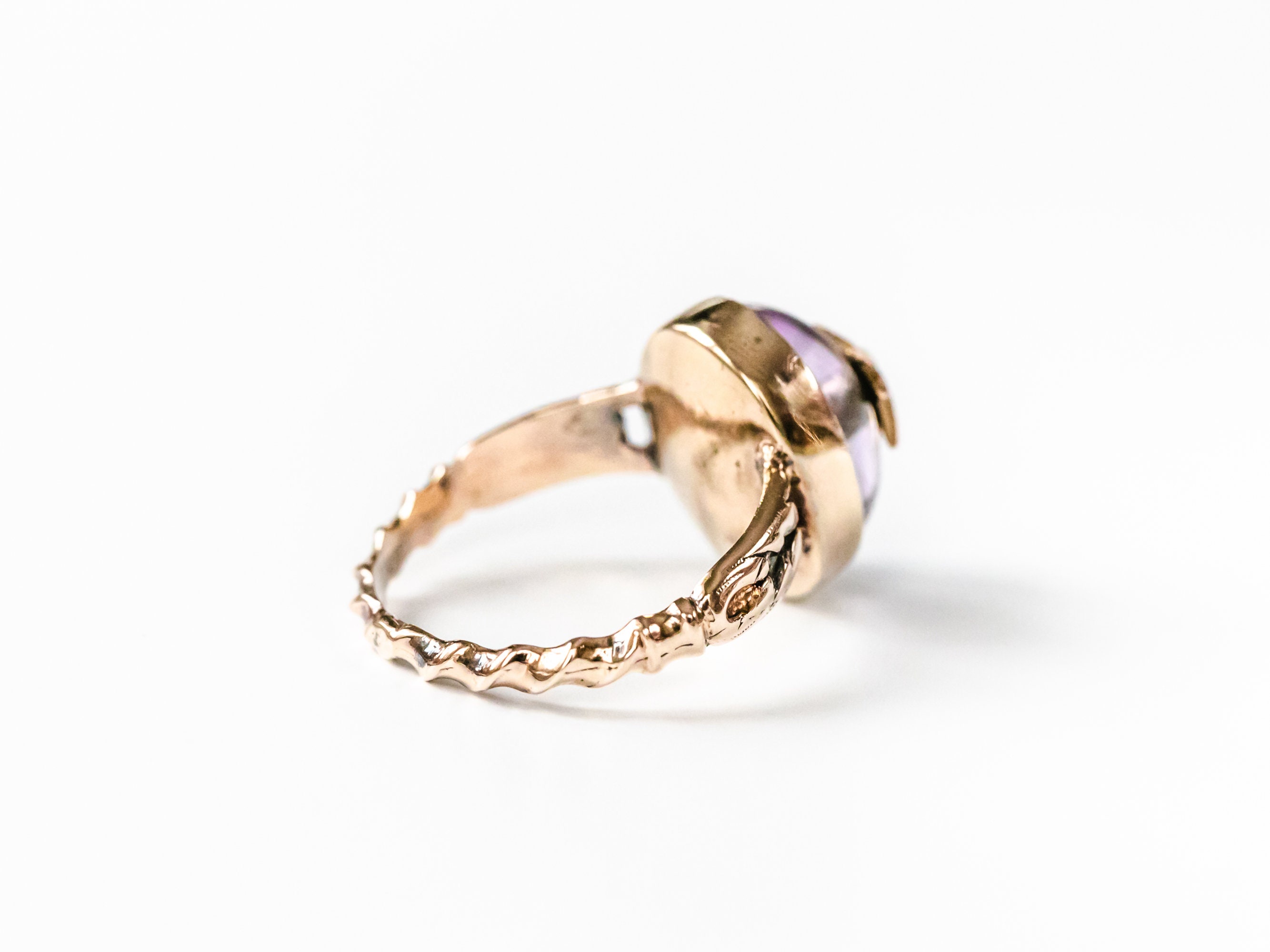 Victorian Amethyst Starburst Carbuncle Ring 14k - Etsy