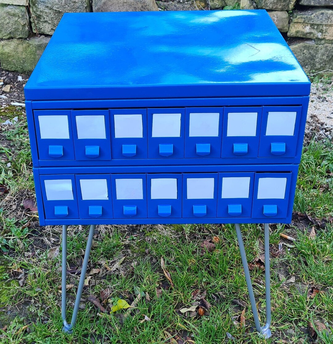 Bank of Heavy Duty Steel Drawers - Etsy