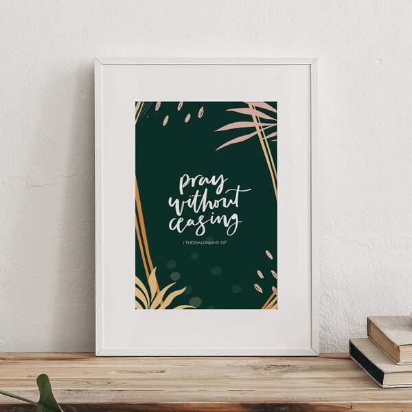 Pray Without Ceasing - Etsy UK