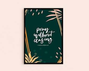 Pray Without Ceasing - Etsy UK