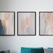 Abstract Set of Three Prints, Scandi Art, Set of Three Posters ...